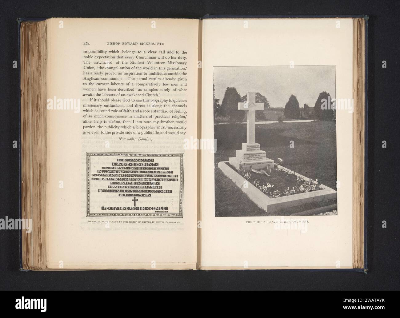 The bishop's grave, Chisledon, Wilts, anonymous, after 1897 - in or before 1899 photomechanical ...