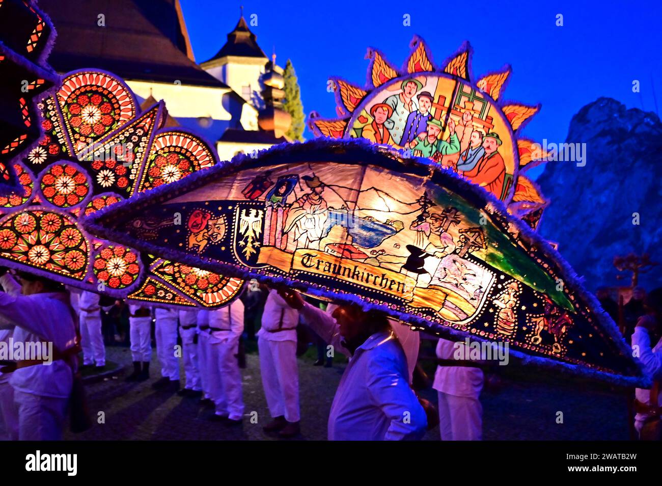 Traunkirchen, Austria - 01 05 2024 - The Glöcklerlauf in Traunkirchen, Kick-off to the European ...