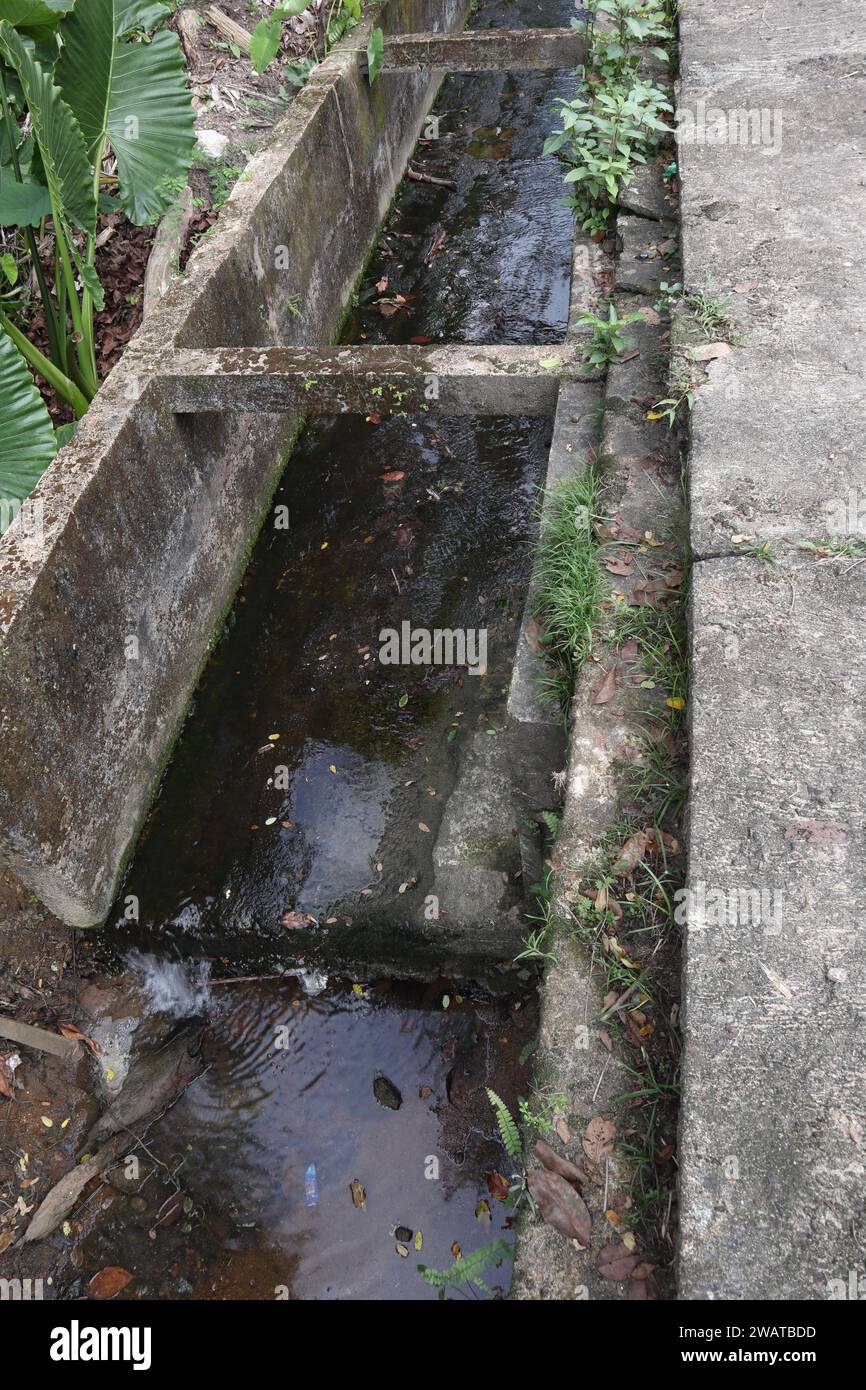 Roadside drainage canal hi-res stock photography and images - Alamy