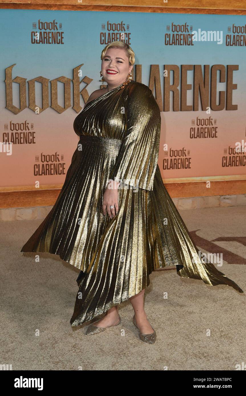 Heather Traska arrives at the premiere of "The Book of Clarence" on ...