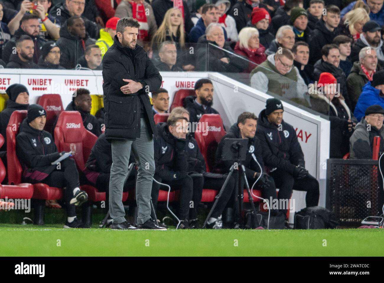 Middlesbrough on Saturday 6th January 2024. Middlesbrough Manager ...