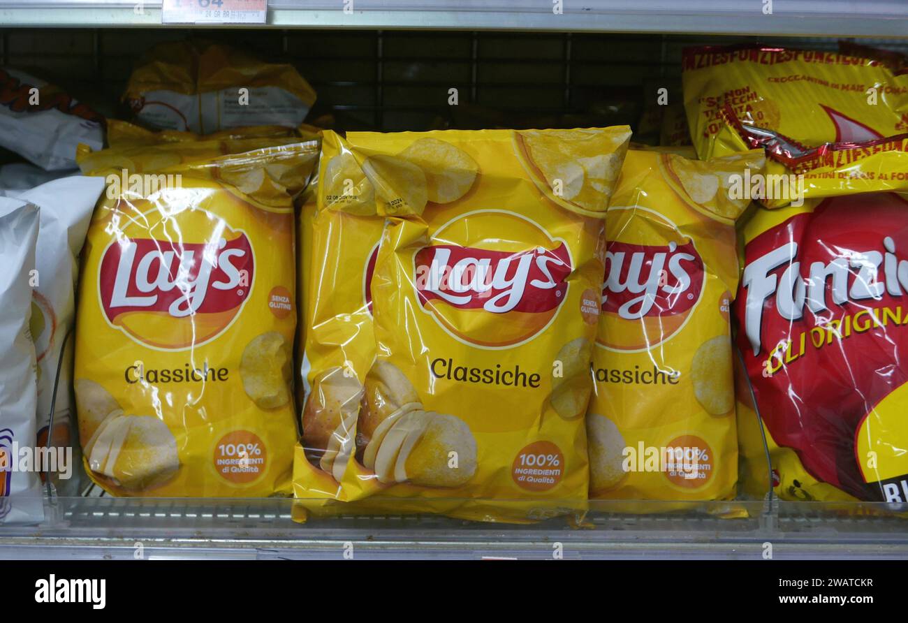 A PepsiCo product seen in a store of Florence, Italy, on January 6 2024 ...