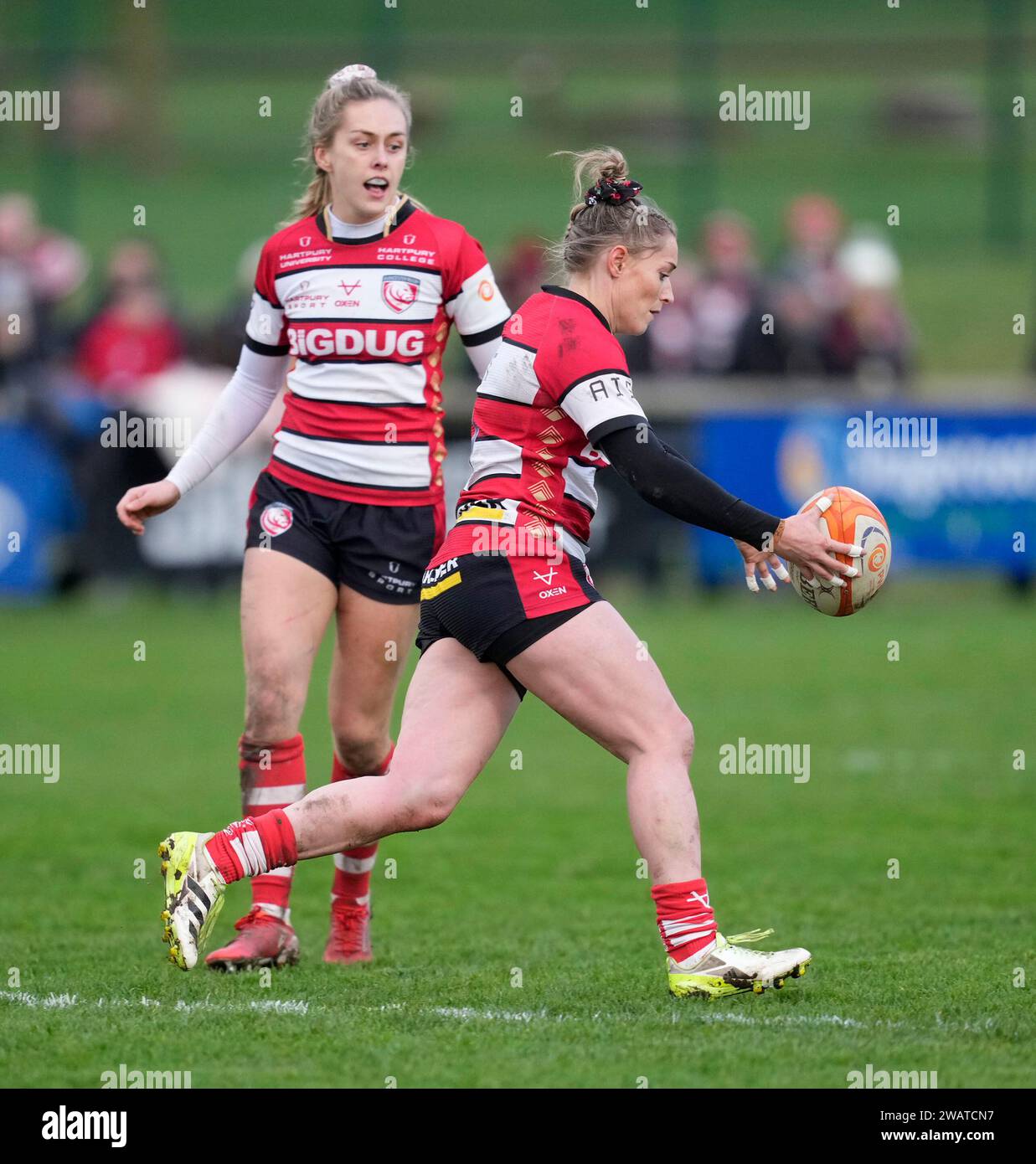 Gloucester,UK, 06 Jan 2024 Natasha Mo Hunt ) Gloucester) in action ...