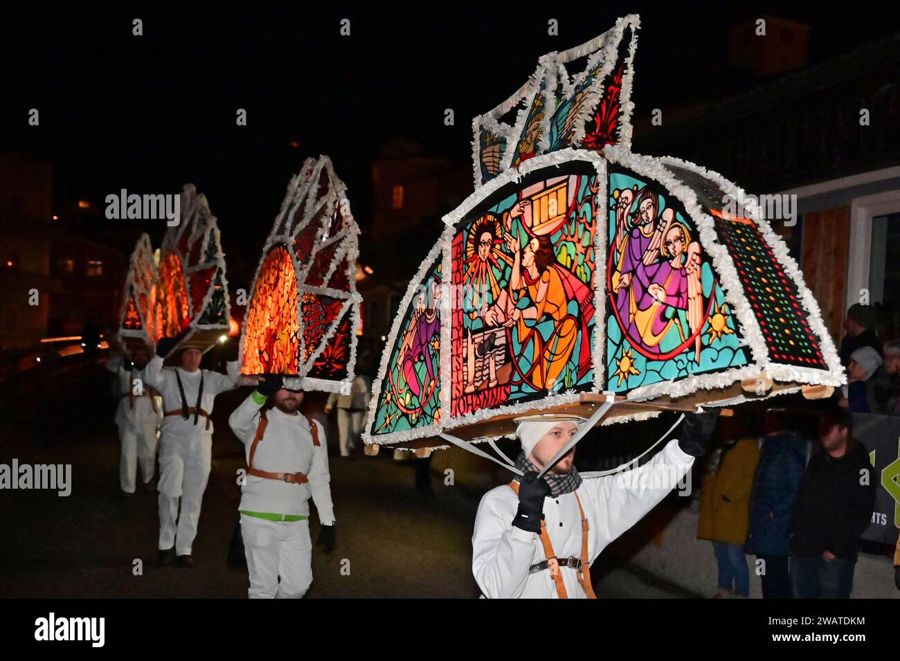 Ebensee, Austria - 01 05 2024 - The Glöcklerlauf in Ebensee, Kick-off ...