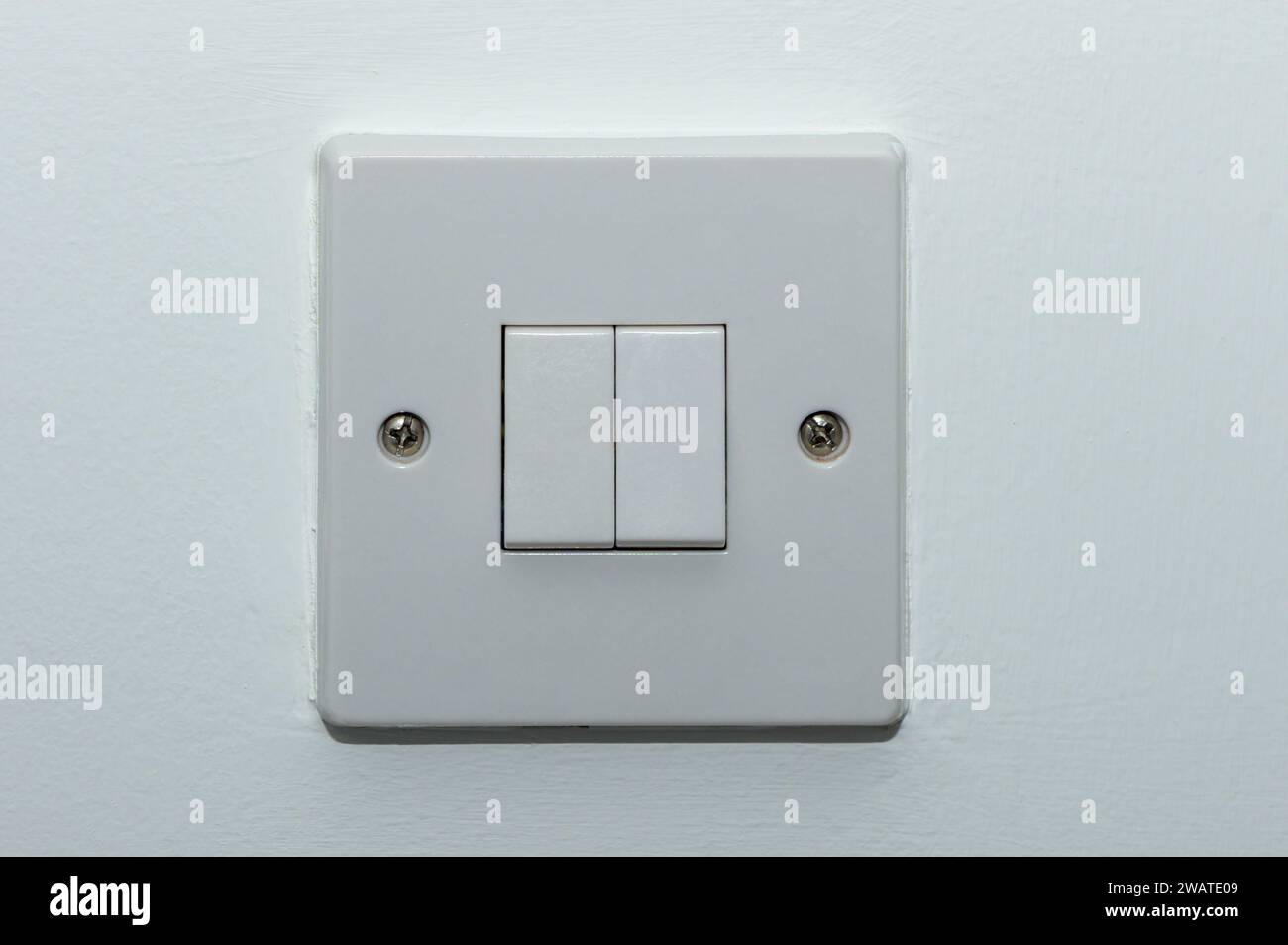 Light switch two button hi-res stock photography and images - Alamy