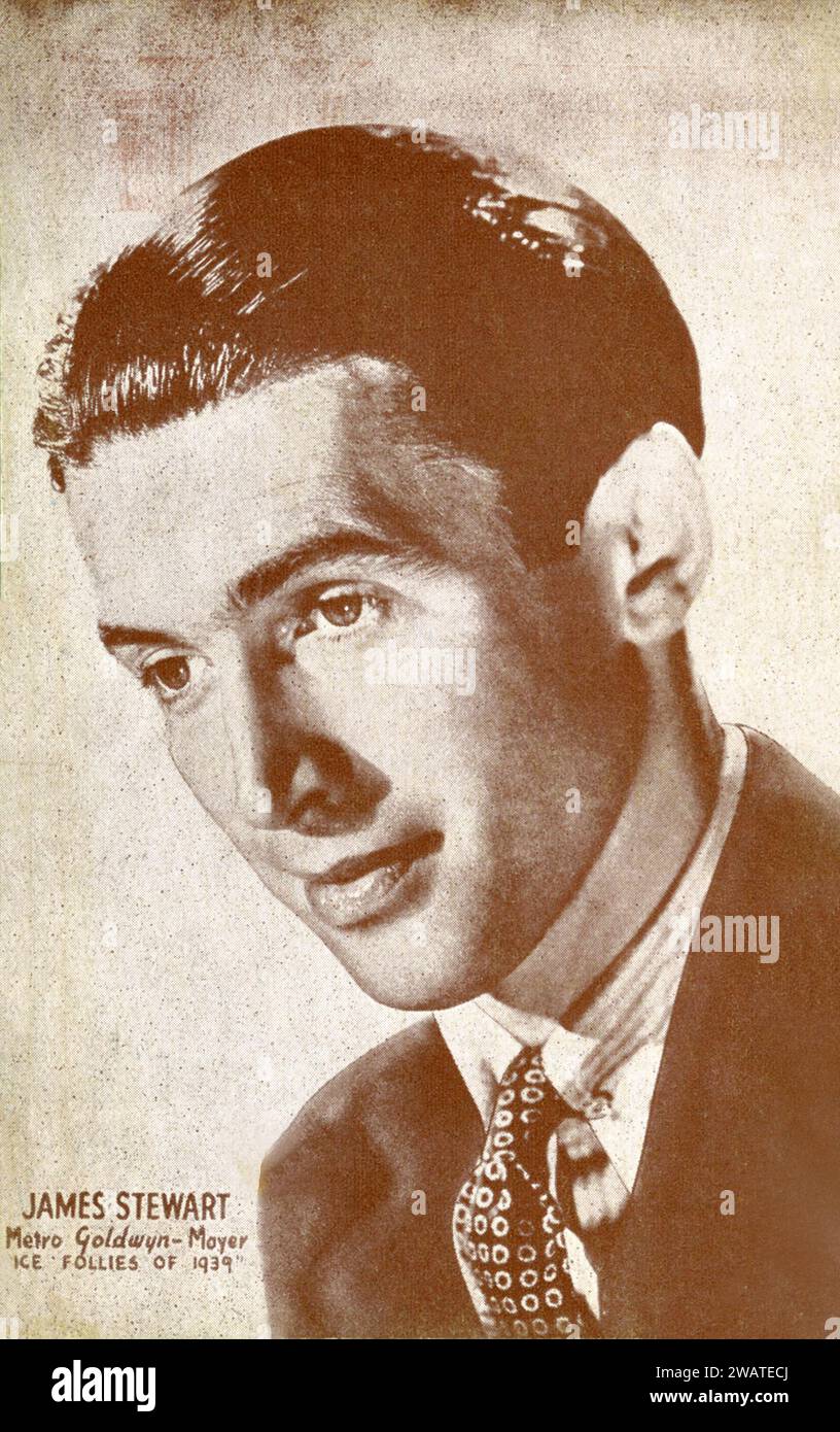 Jimmy Stewart Actor Jimmy Stewart Actor Hollywood Icon 1958 Vintage