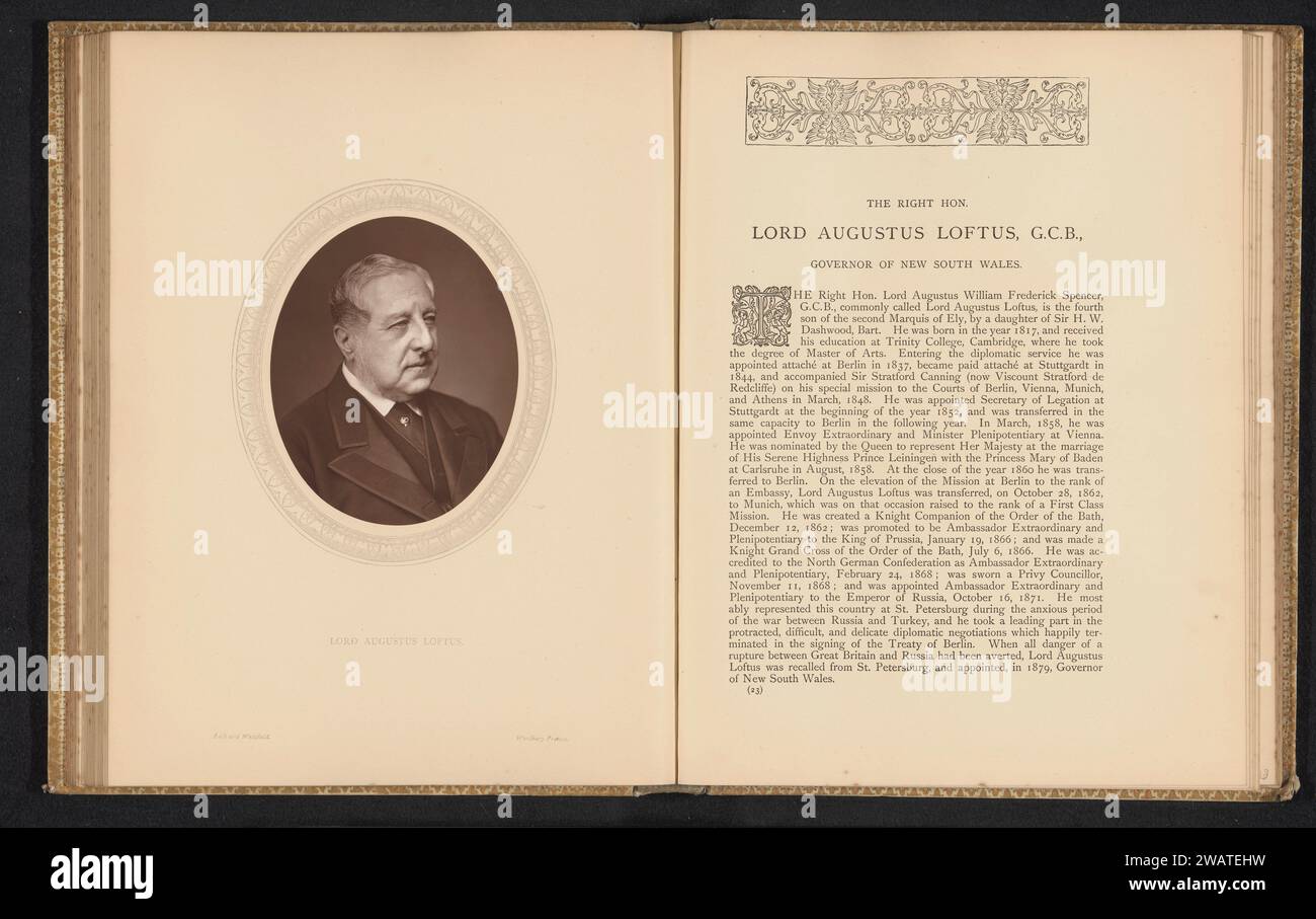 Lord Augustus Loftus, Lock & Whitfield, c. 1875 - in or before 1880 ...