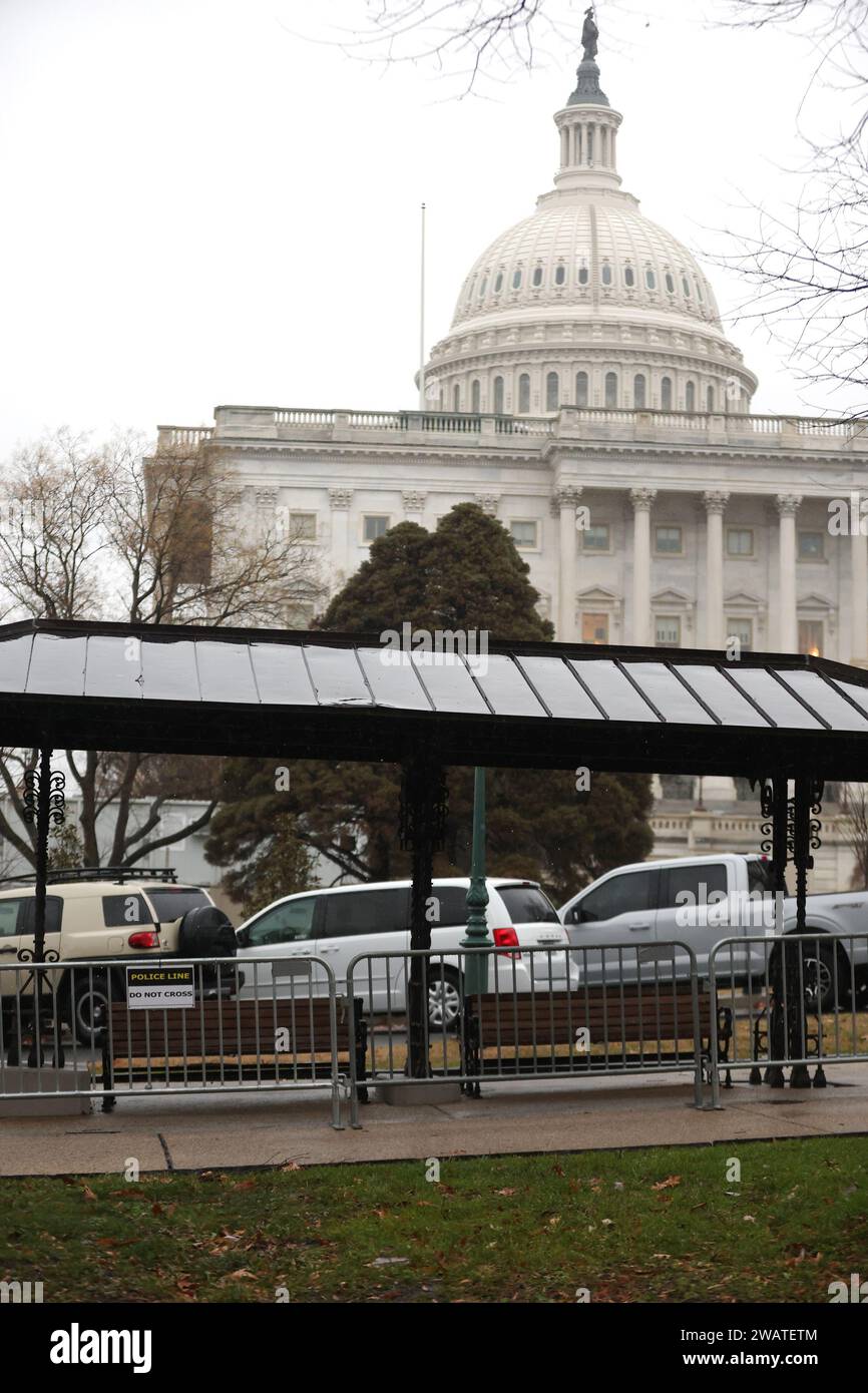 Washington, DC, USA. 6th Jan, 2024. View of the Capitol Building on the ...