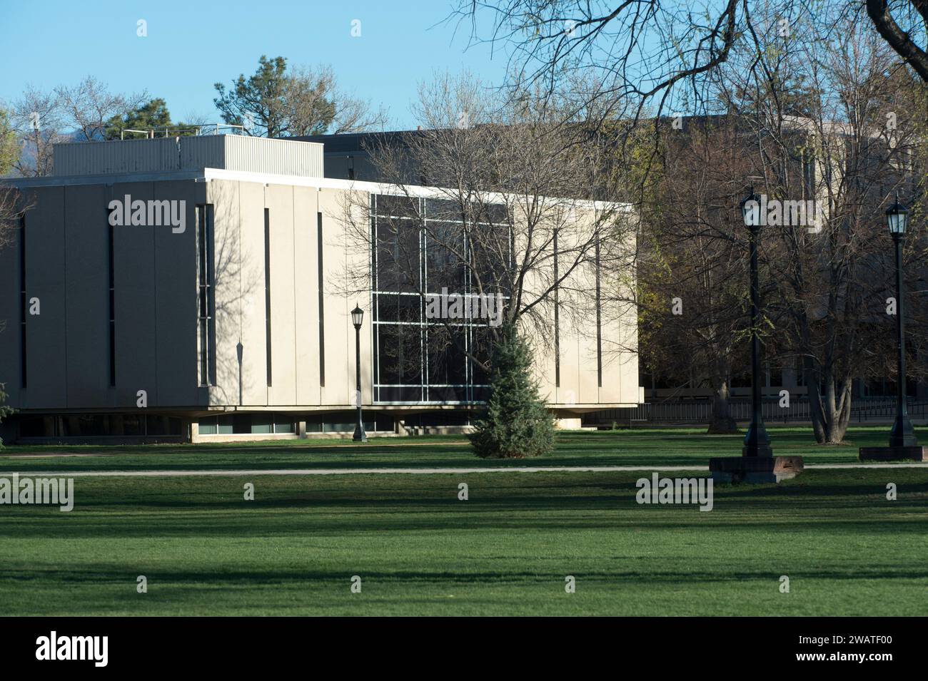 Buildings on the campus of Colorado College, a private liberal arts ...