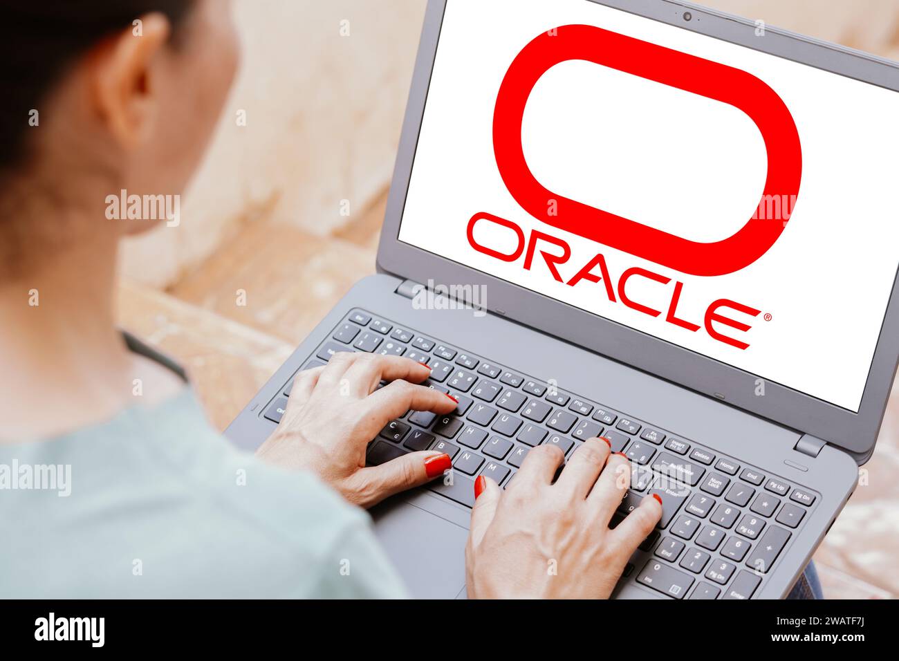 Oracle corporation logo hi-res stock photography and images - Alamy