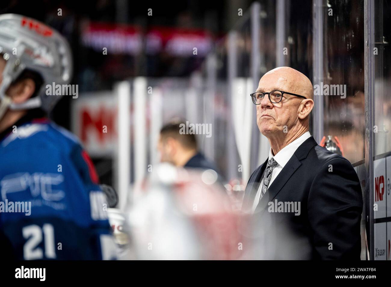 Tom Rowe (Trainer, Nuernberg Ice Tigers ), Nuernberg Ice Tigers vs ...