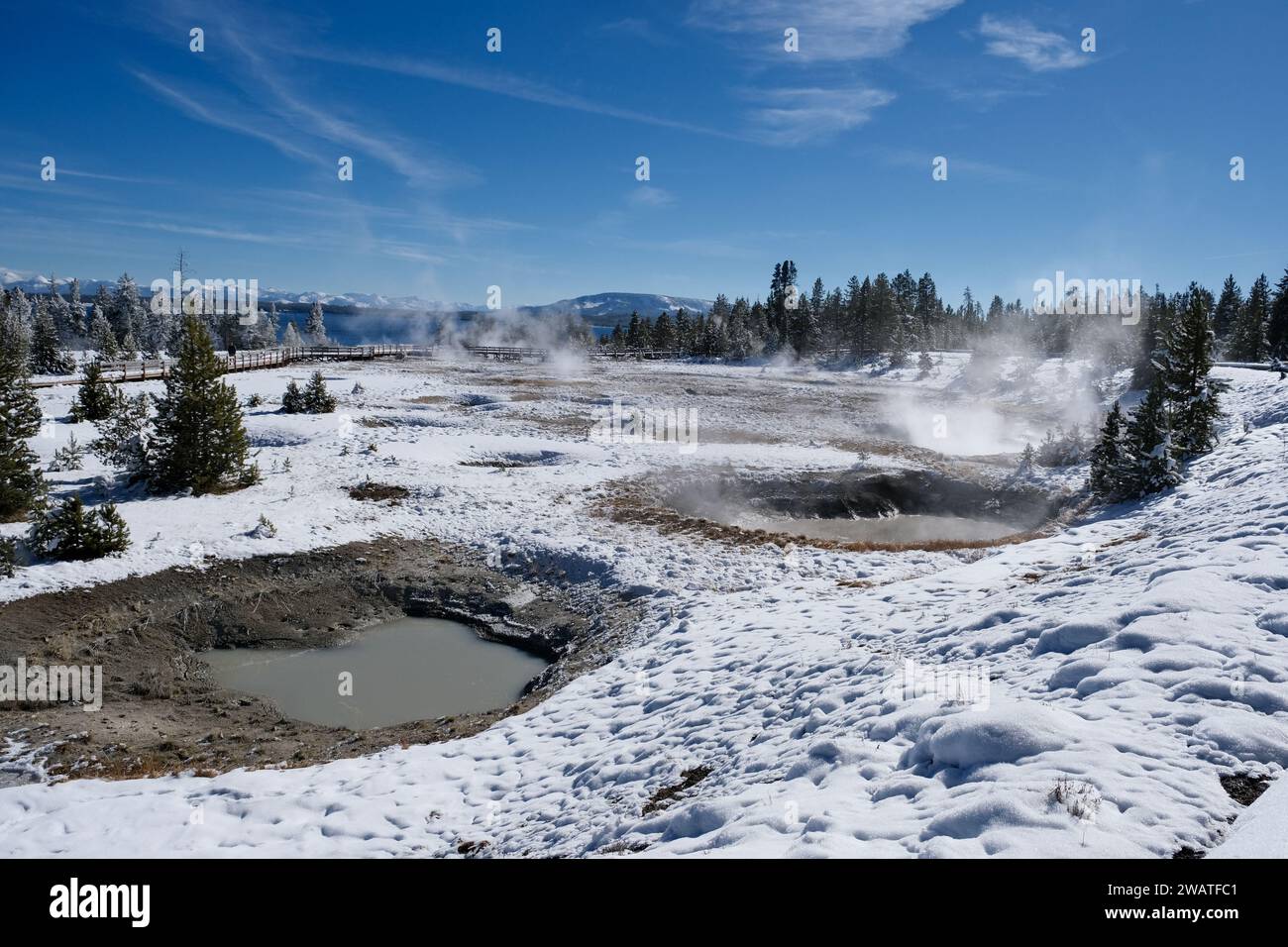 Geysers in landscape hi-res stock photography and images - Alamy