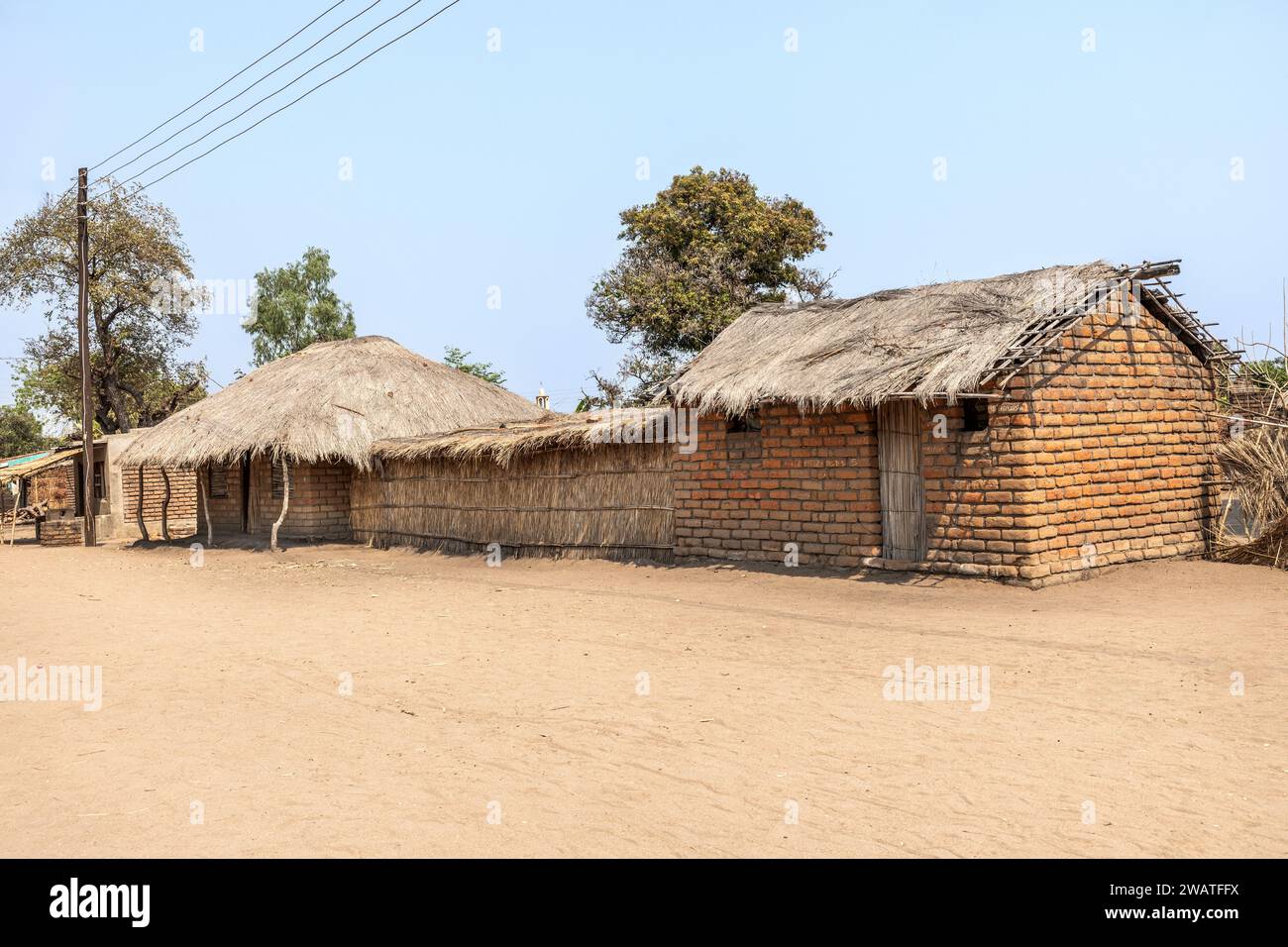 Kasankha village, Mangochi, Lake Malawi, Malawi Stock Photo - Alamy