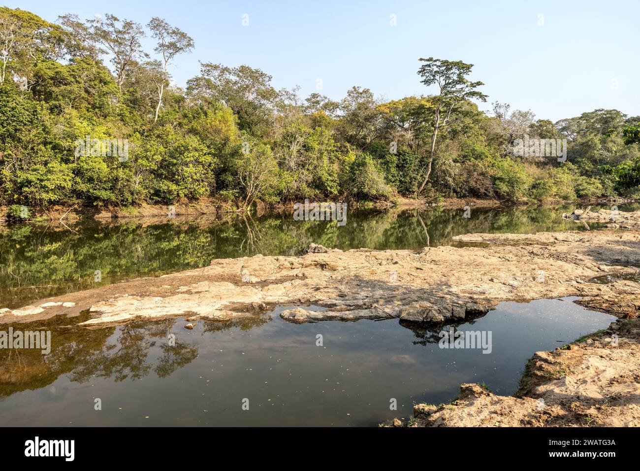 Bua river, Nkhotakota Wildlife Reserve, Malawi Stock Photo - Alamy