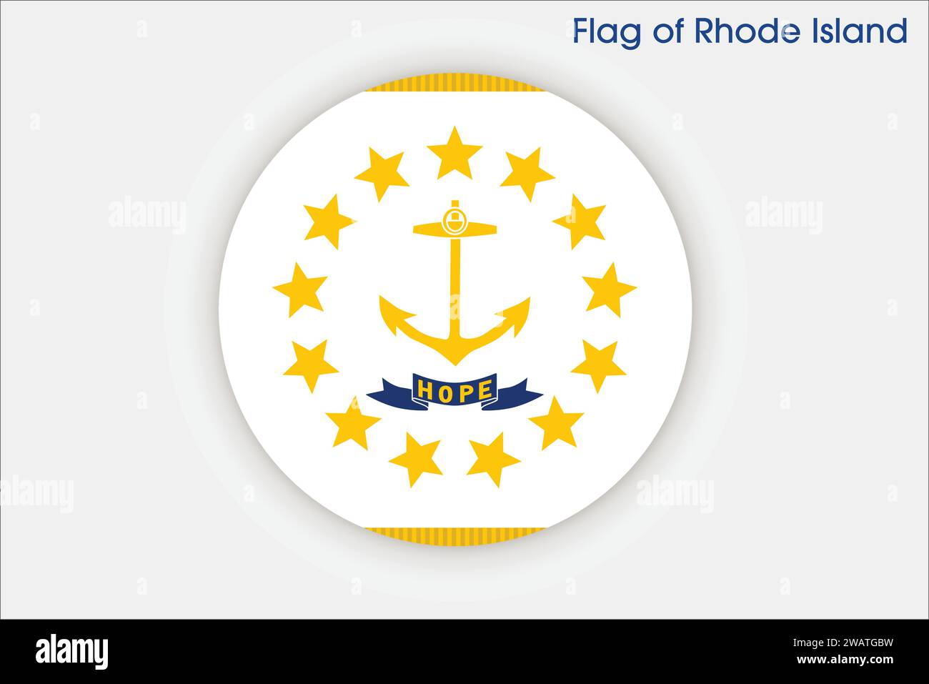 Us state rhode island map hi-res stock photography and images - Alamy