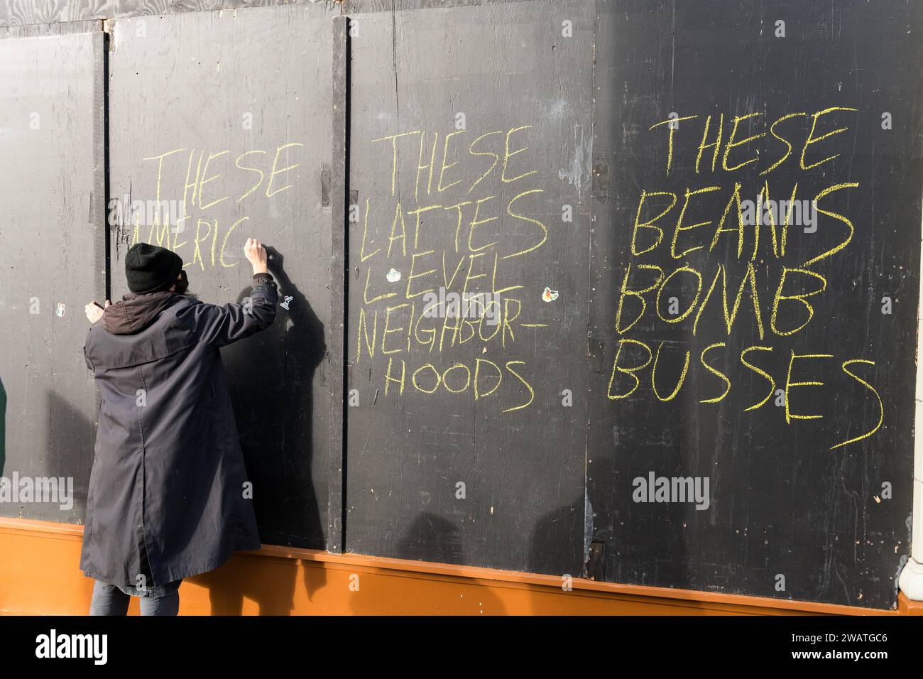 Seattle, USA. 6th Jan 2024. Pro Palestine Protesters gather at the ...