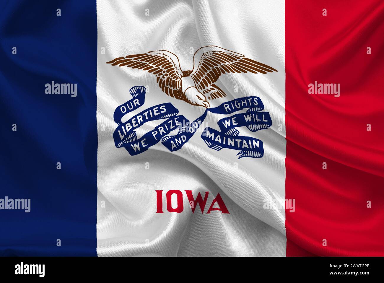 Iowa flag hi-res stock photography and images - Alamy
