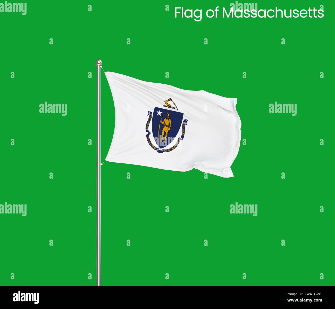 Flag of the massachusetts hi-res stock photography and images - Alamy