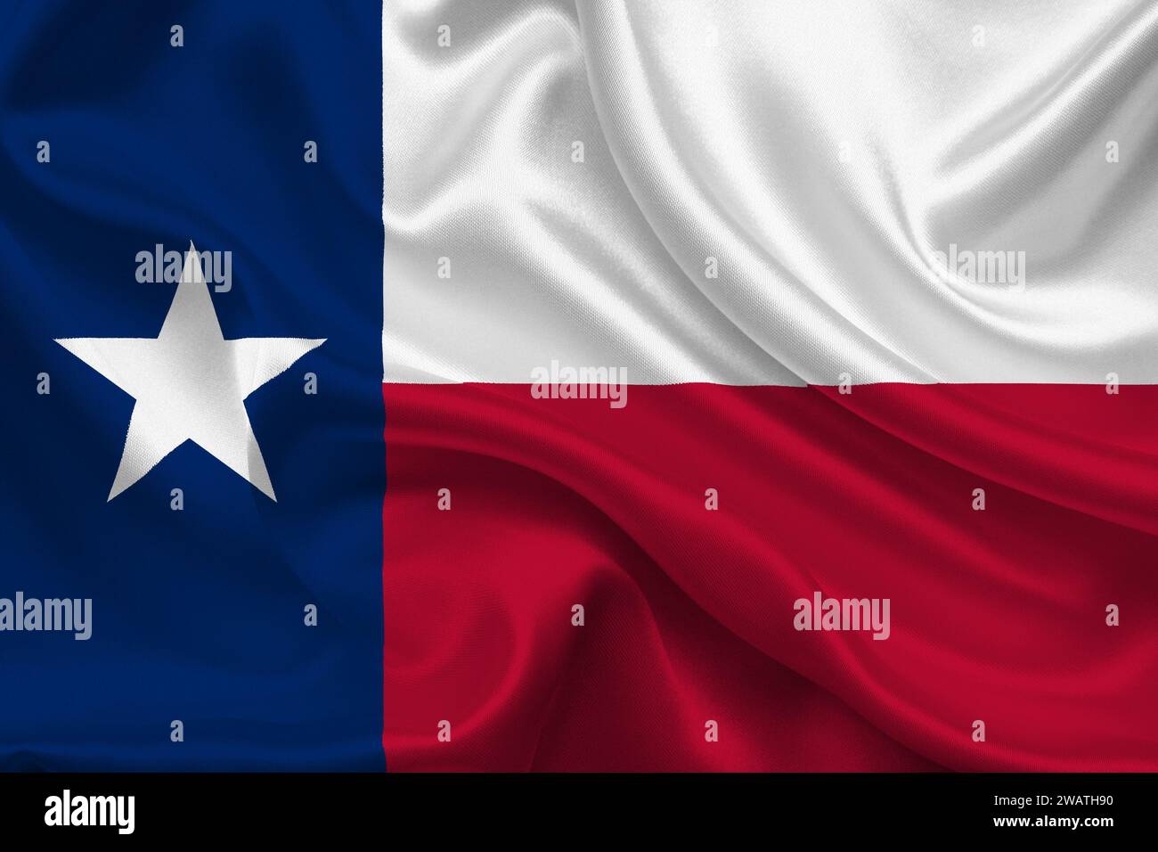 High detailed flag of Texas. Texas state flag, National Texas flag ...