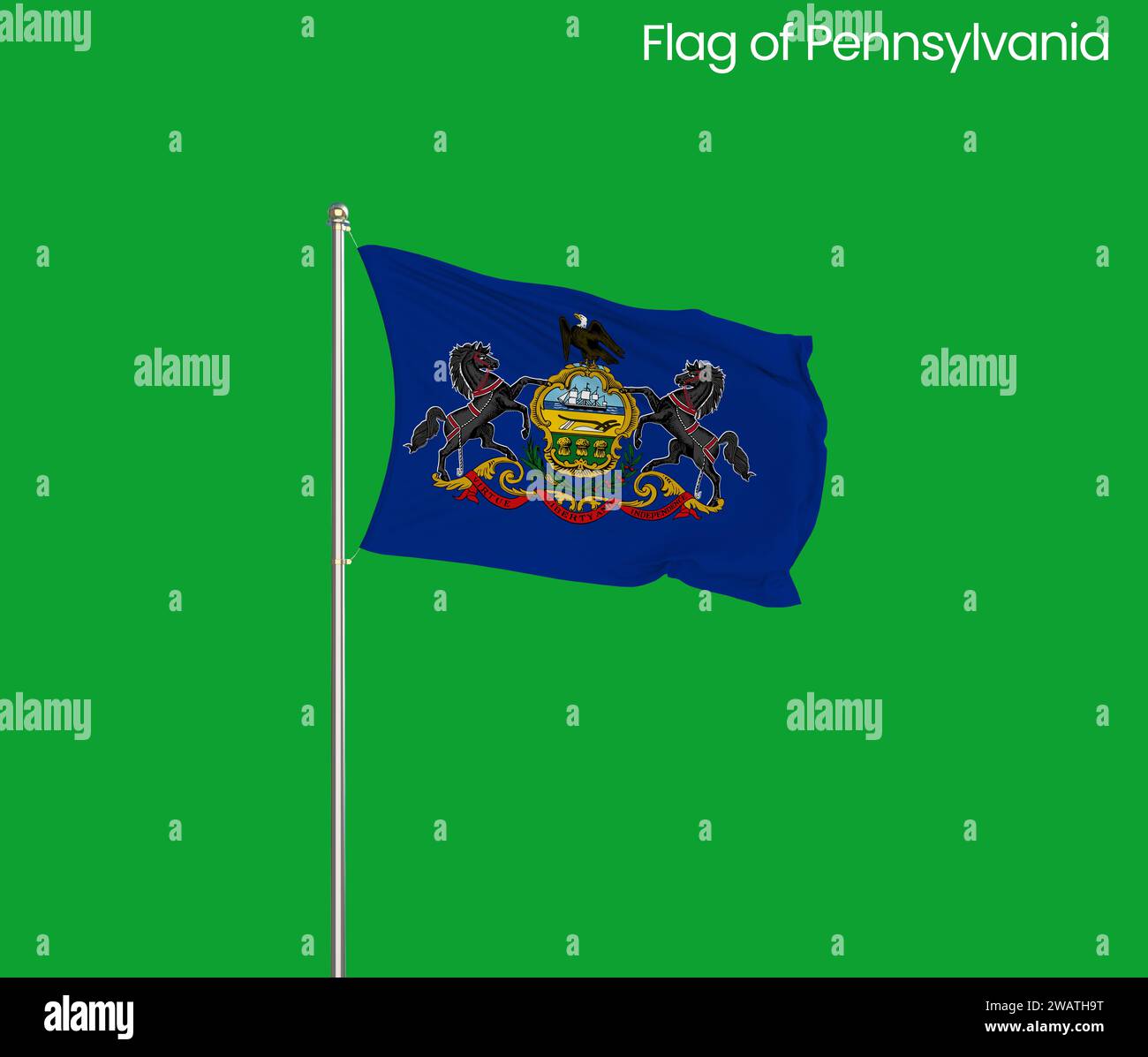 Pennsylvania state flag hi-res stock photography and images - Alamy