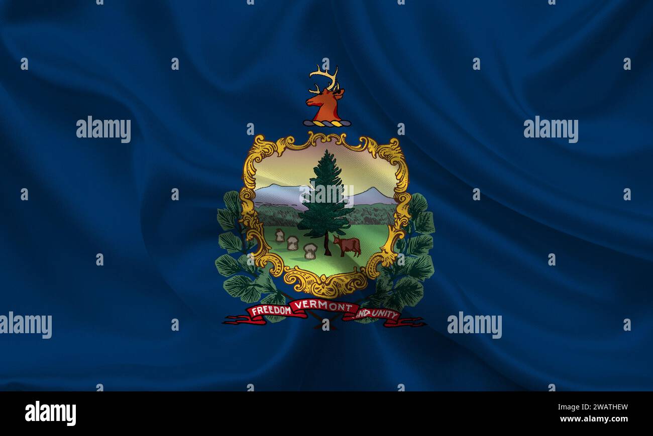 Vermont state map hi-res stock photography and images - Alamy