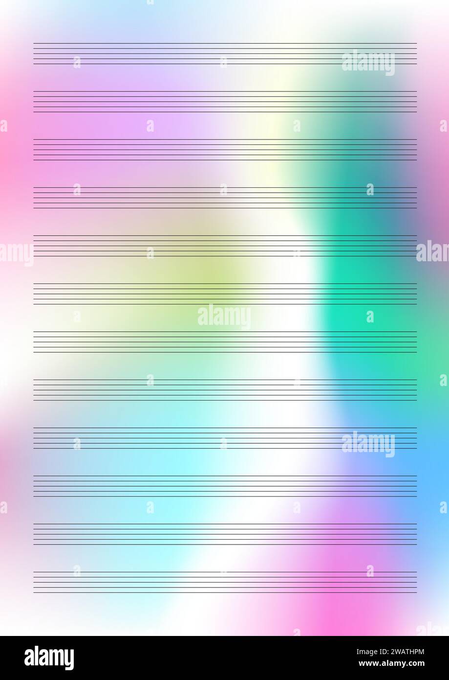 Melody note template. Colorful Abstract background Stock Vector Image ...