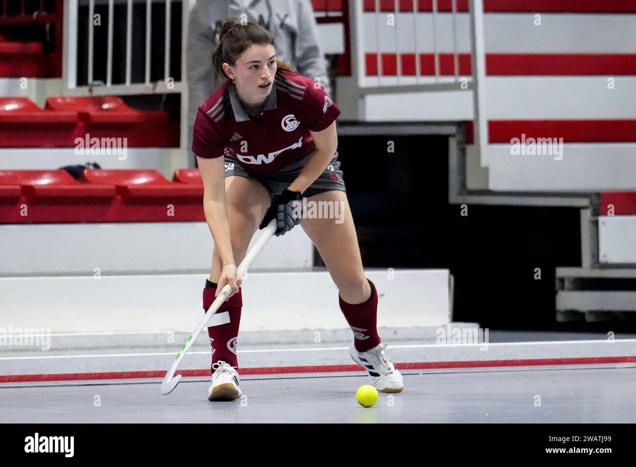 Mannheim, Deutschland. 06th Jan, 2024. Philin Bolle (MSC, 3), am Ball ...