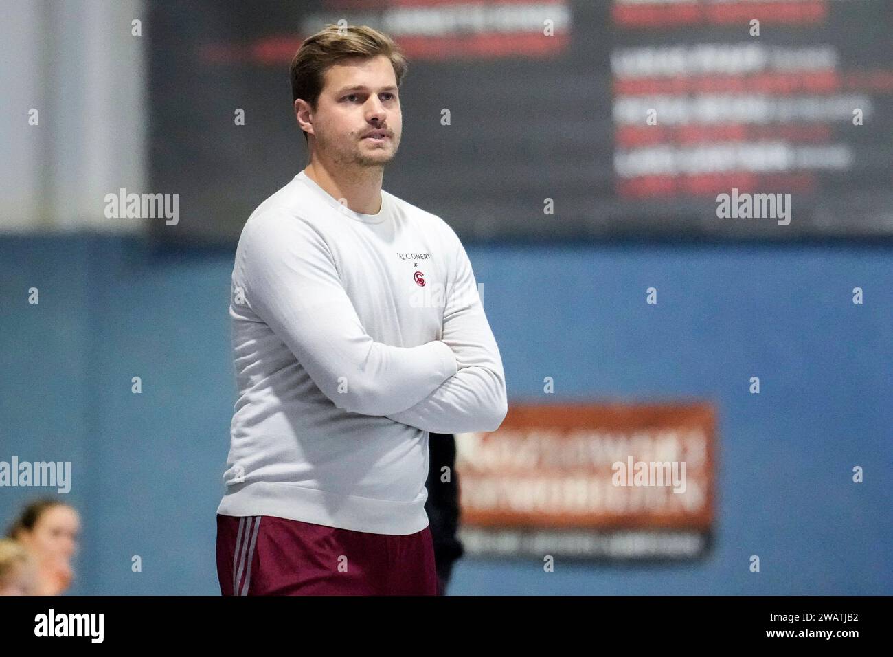 Mannheim, Deutschland. 06th Jan, 2024. Jakob Cyrus (Trainer ...