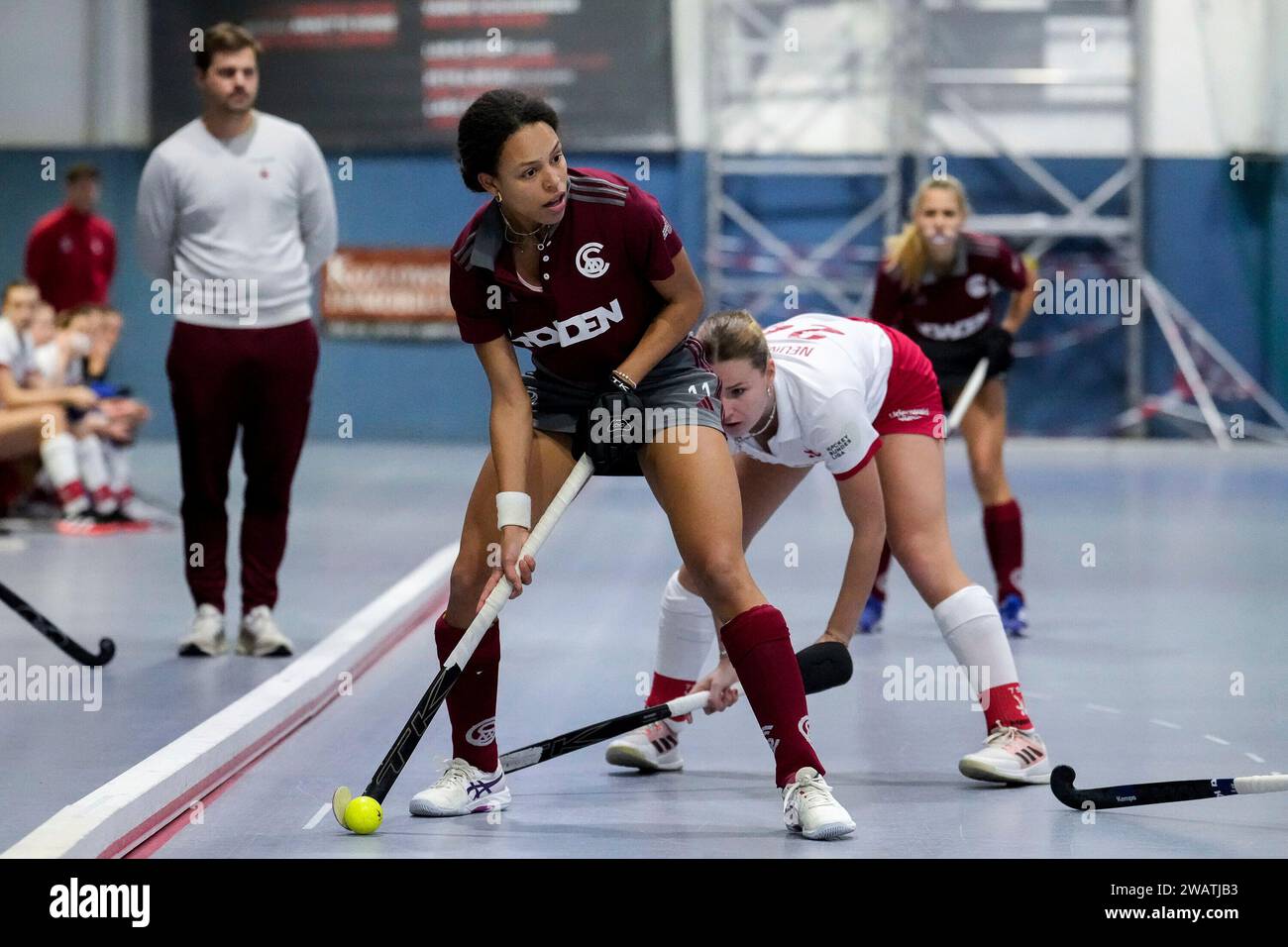 Mannheim, Deutschland. 06th Jan, 2024. v.li.: Tara Duus (MSC, 11 ...