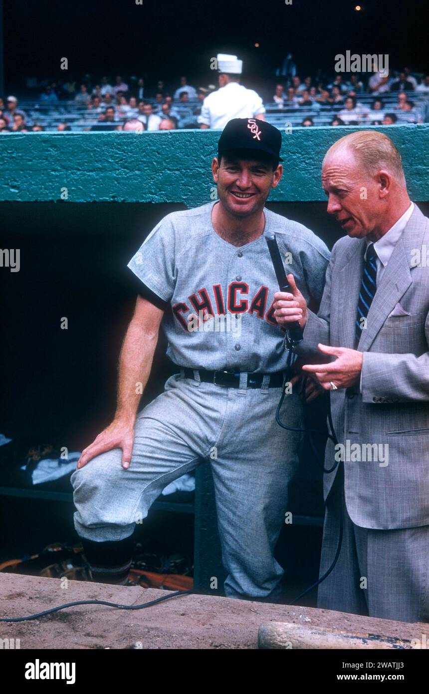 BRONX, NY - JUNE 19: Announcer Red Barber of the New York Yankees ...