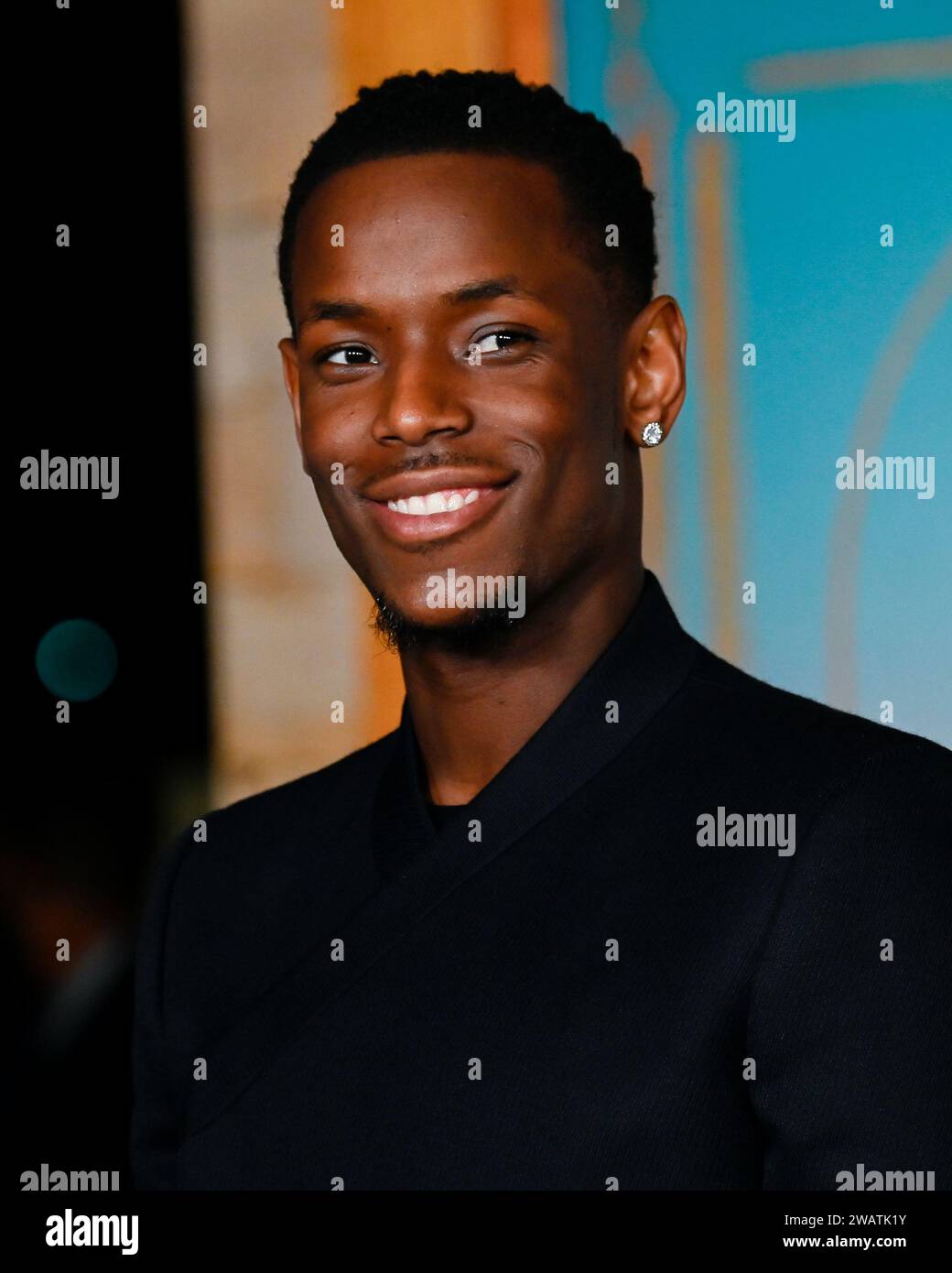 Los Angeles, California, USA. 05th Jan, 2024. Micheal Ward. Los Angeles ...