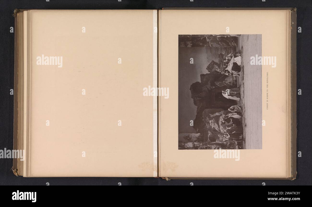 Christ is borne to the sepulchre, Carl Stockmann, c. 1885 - in or ...