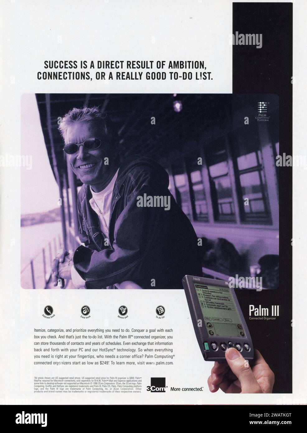 Vintage "Time" Magazine 25 January 1999 issue Advert, USA Stock Photo ...