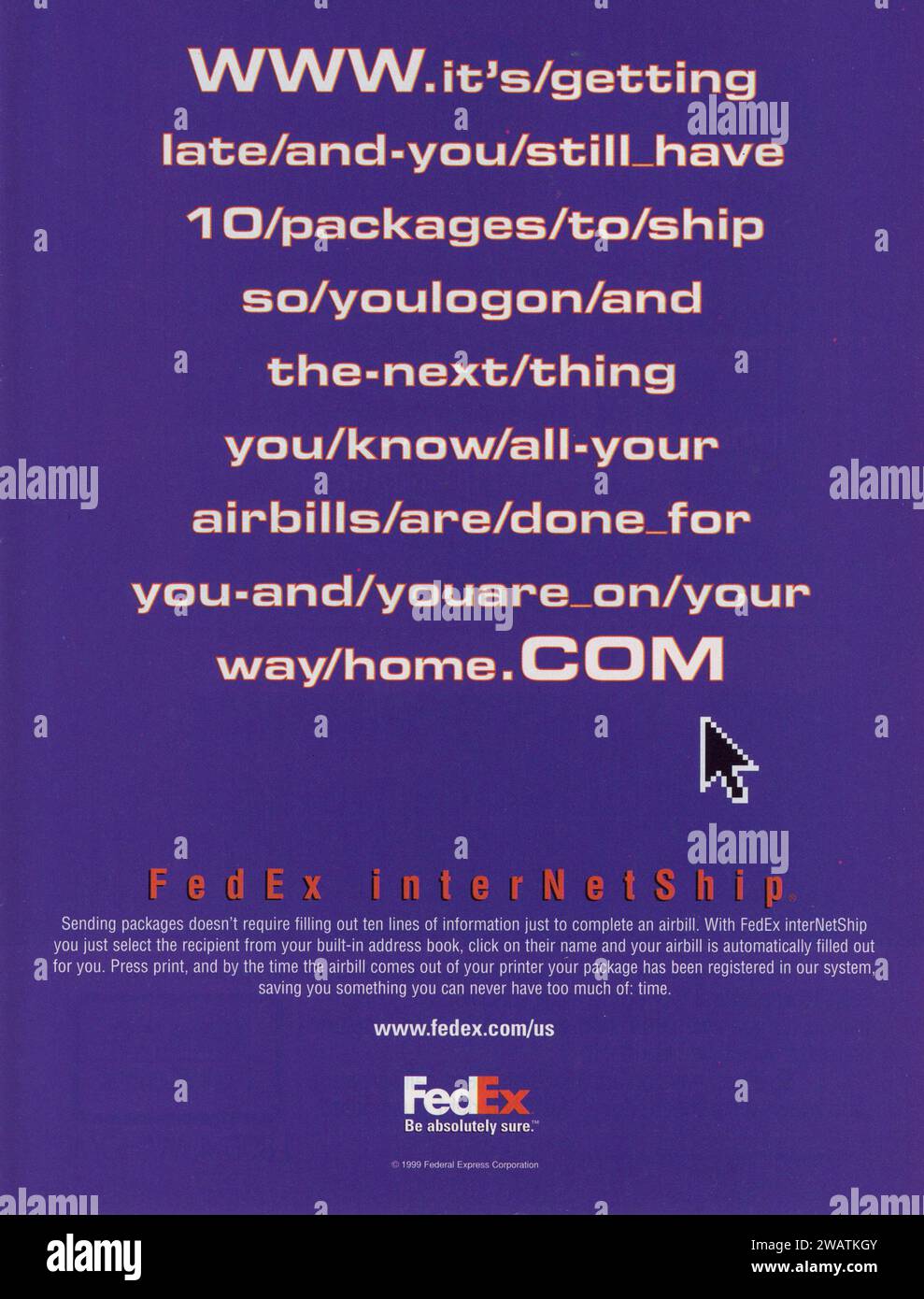 Vintage "Time" Magazine 25 January 1999 issue Advert, USA Stock Photo ...