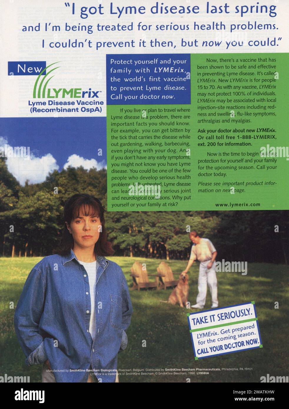 Vintage "Time" Magazine 25 January 1999 issue Advert, USA Stock Photo ...