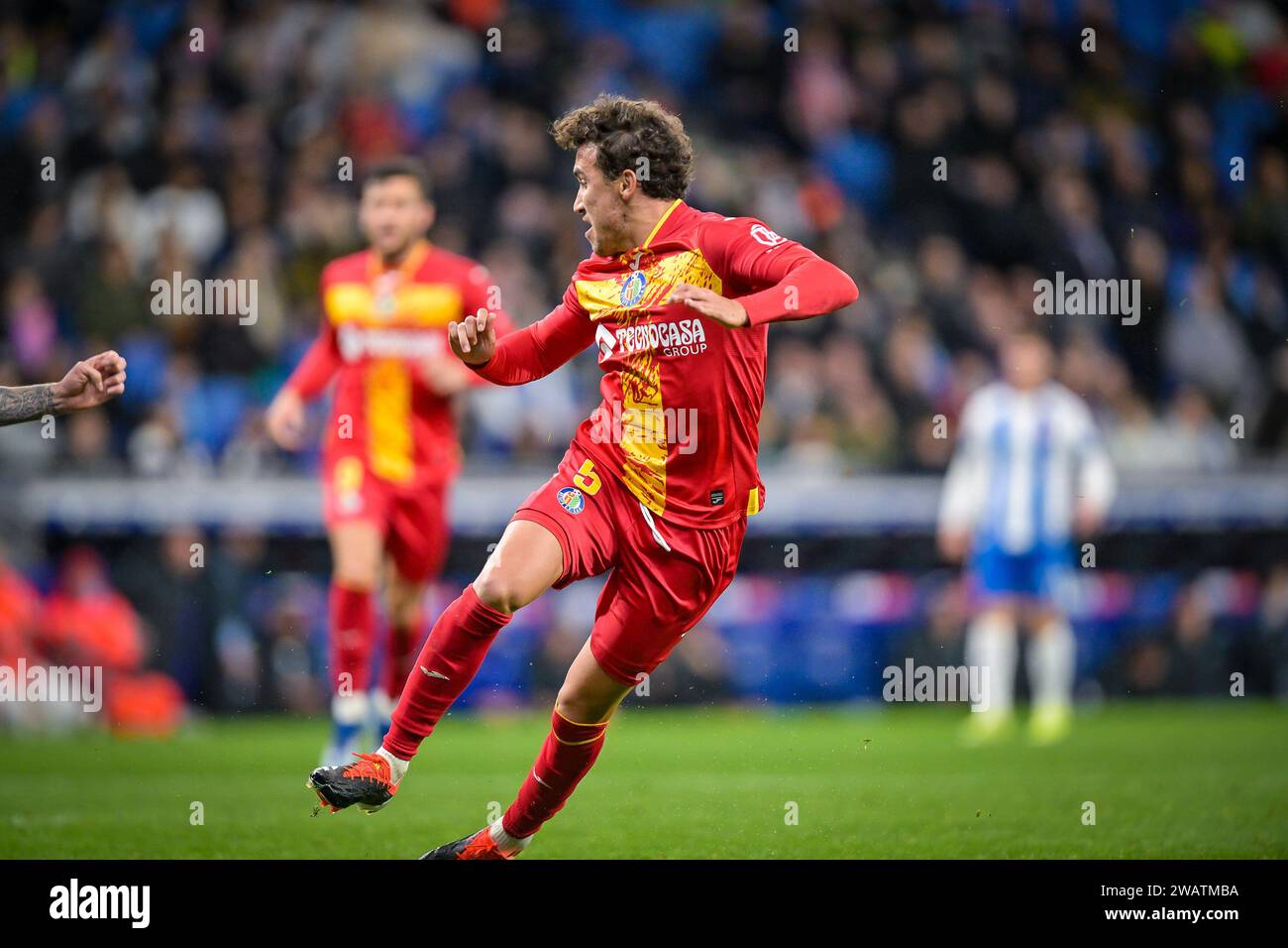 Barcelona, Spain. 06th Jan, 2024. Luis Milla (Getafe CF) during a Copa ...