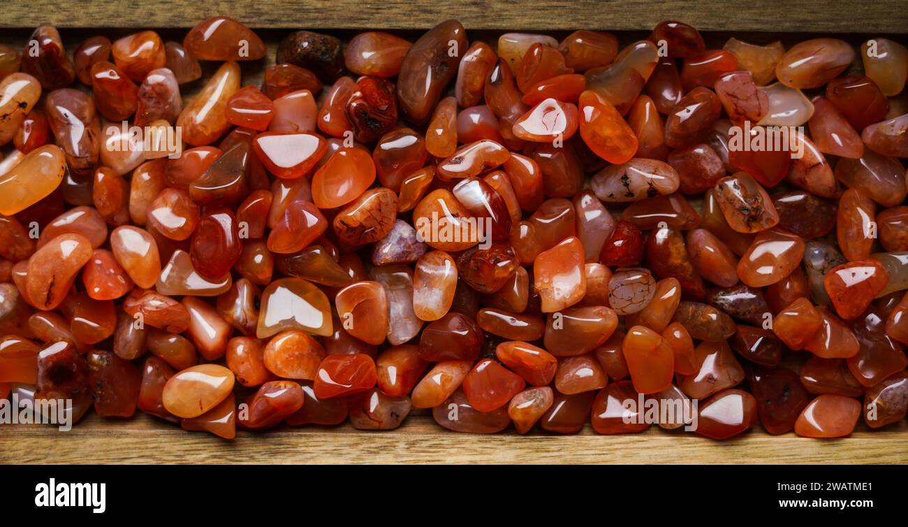 Orange carnelian gemstone hi-res stock photography and images - Alamy