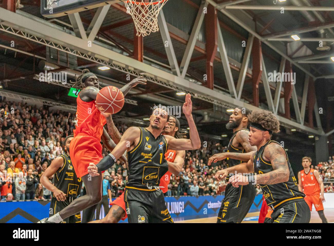 Chemnitz, Deutschland 06. Januar 2024: 1.BBL - 2023/2024 - Niners ...