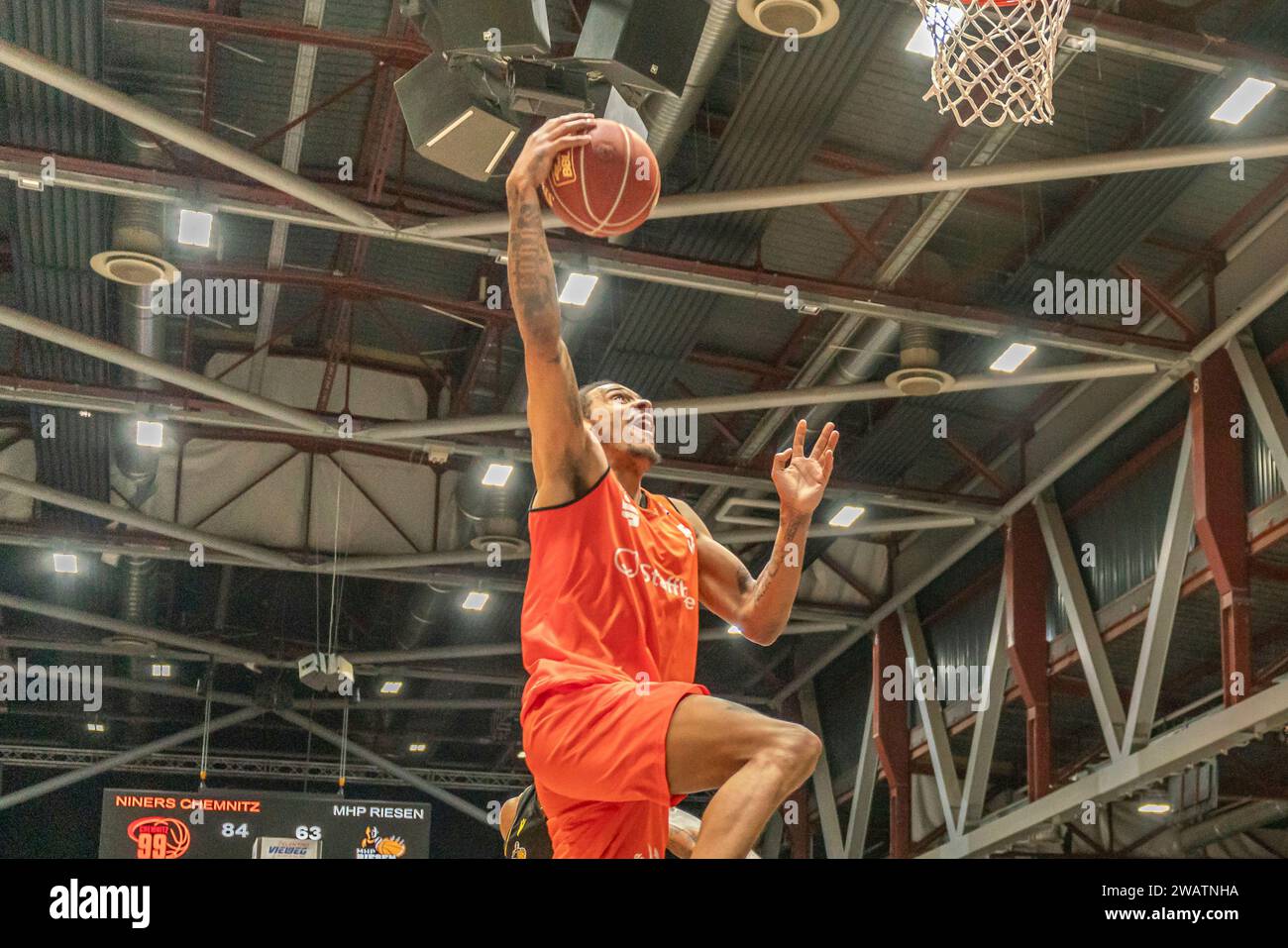 Chemnitz, Deutschland 06. Januar 2024: 1.BBL - 2023/2024 - Niners ...