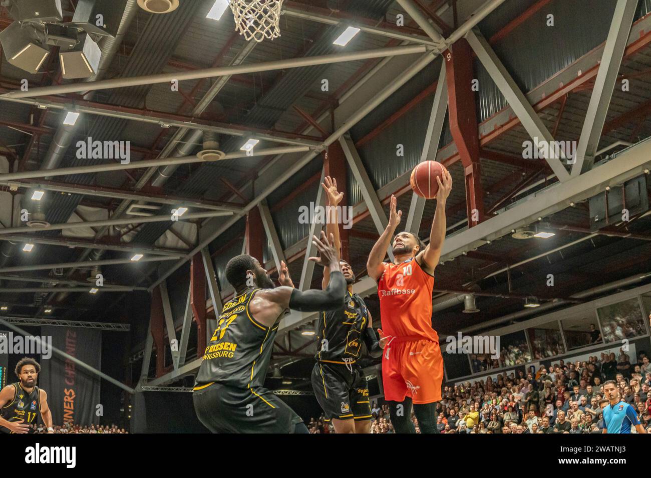 Chemnitz, Deutschland 06. Januar 2024: 1.BBL - 2023/2024 - Niners ...