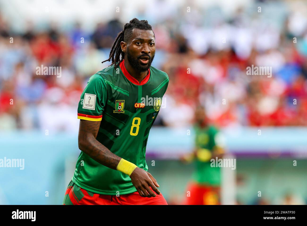 Frank Anguissa of Cameroon seen during the FIFA World Cup Qatar 2022 ...