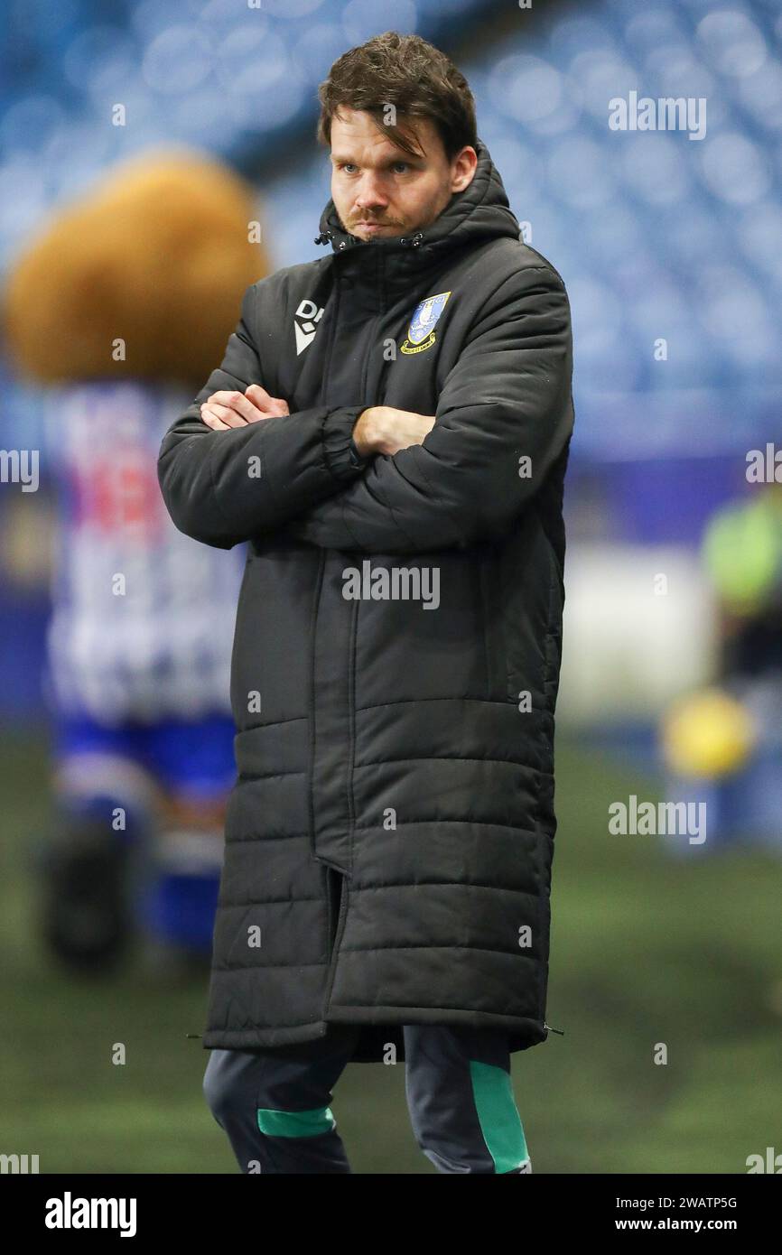 Sheffield, UK. 06th Jan, 2024. Sheffield Wednesday Manager Danny Rohl ...