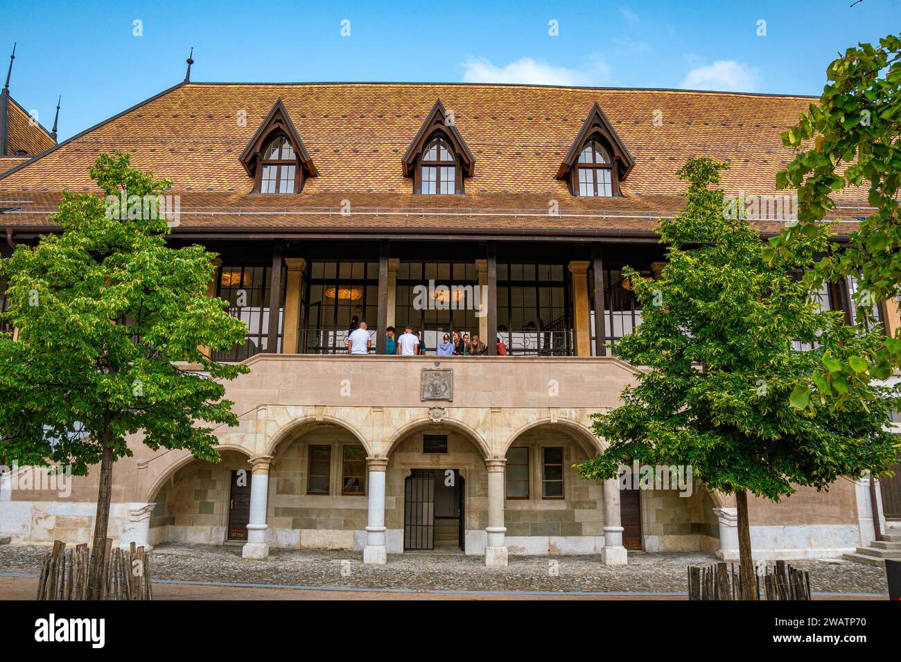 Geneva, Switzerland - September 8 2023: Geneva Switzerland The Collge ...