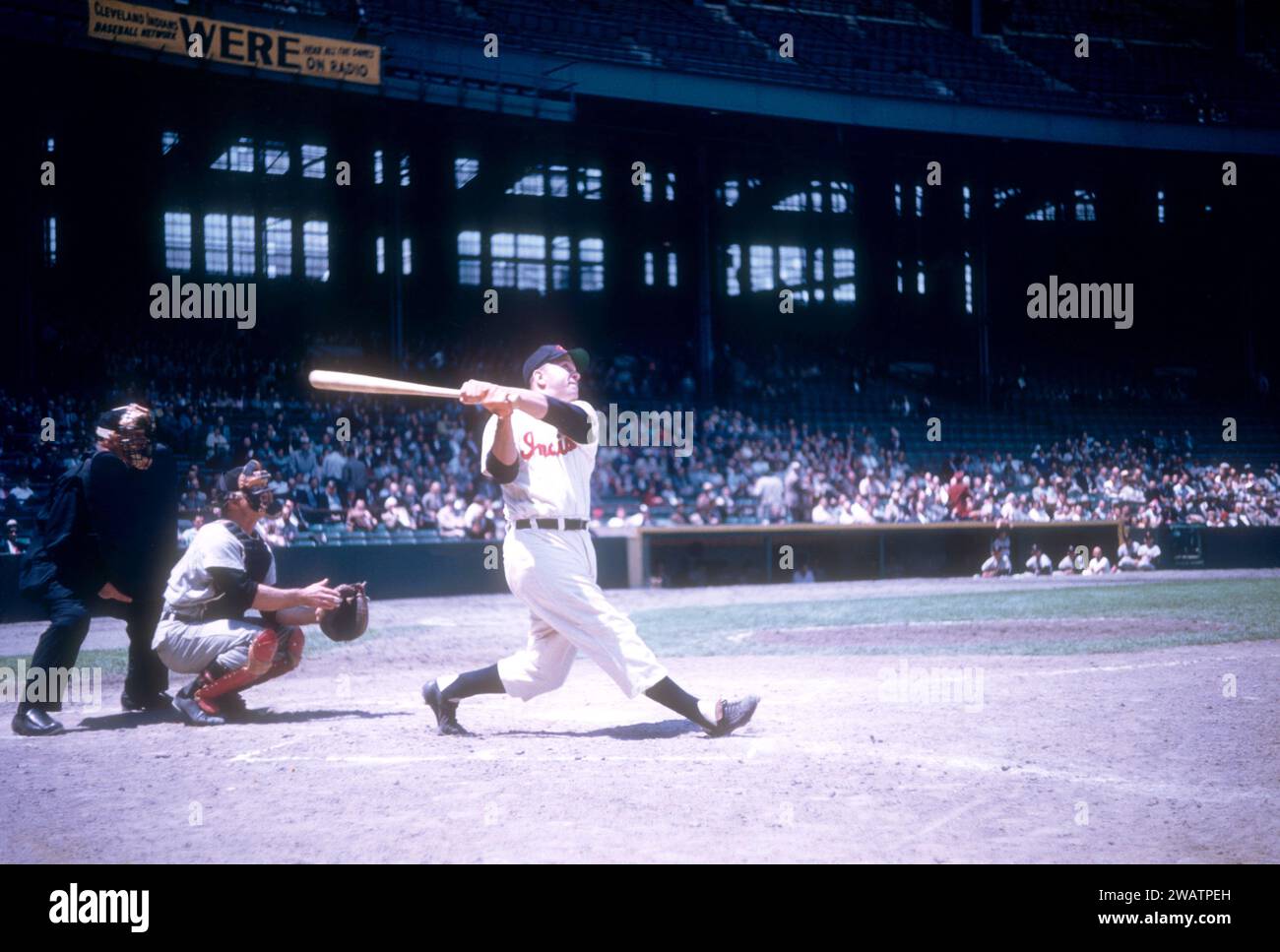 CLEVELAND, OH - MAY 26: Dale Mitchell #3 of the Cleveland Indians ...