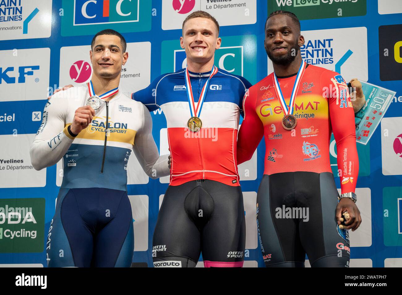 Montigny Le Bretonneux, France. 06th Jan, 2024. Rayan HELAL and Tom ...