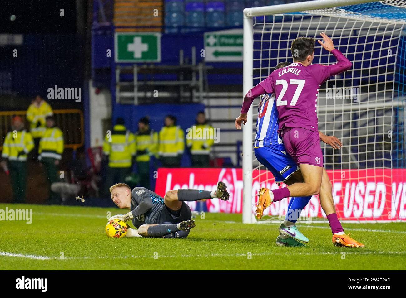Sheffield, UK. 06th Jan, 2024. Sheffield Wednesday goalkeeper Cameron ...