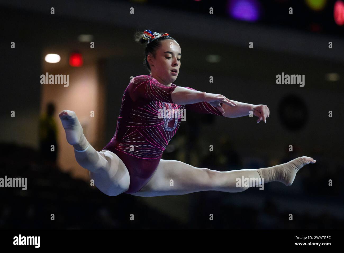 January 6, 2024, Las Vegas, US: FAITH TORRES from the University of ...