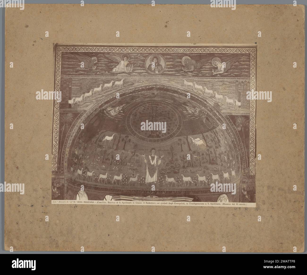 Mosaic in the Basilica of Sant'Apollinare in Classe in Ravenna ...