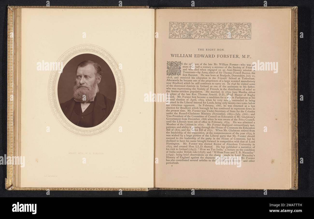 Right hon. W.E. Forster, Lock & Whitfield, c. 1873 - in or before 1878 ...