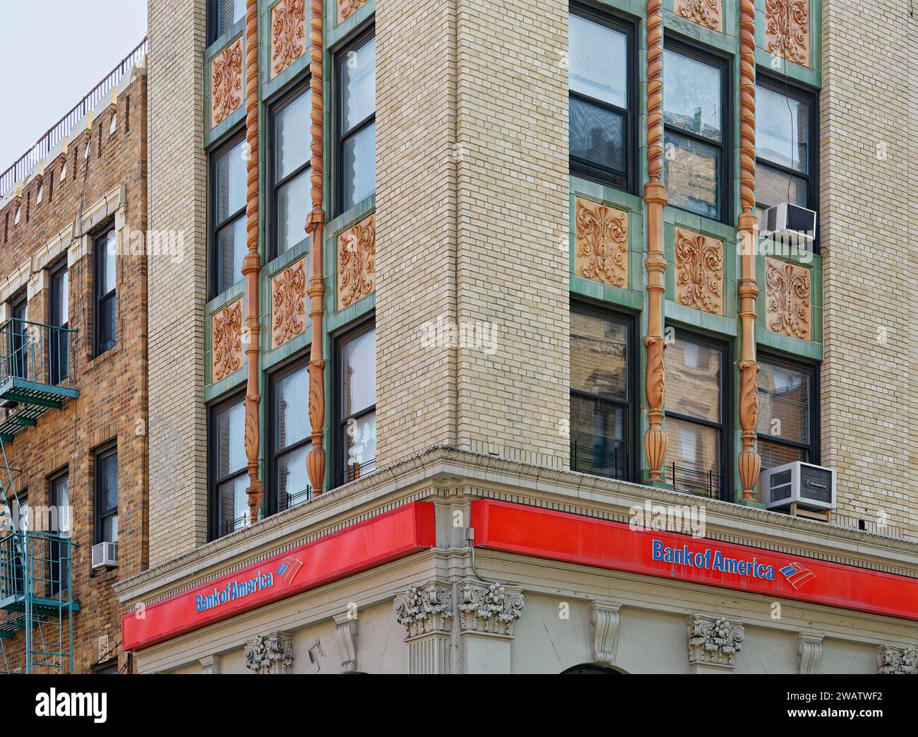Industrial National Bank built this landmark six-story brick-and-terra ...